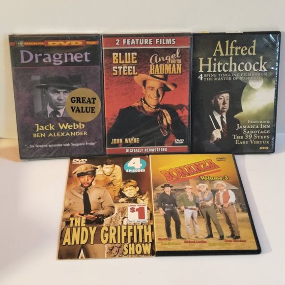 Media | Vintage Dvd Collection Of Five Older Movies | Poshmark